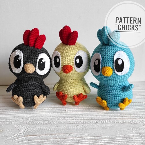 Plush Chicken Toy Pattern - Etsy