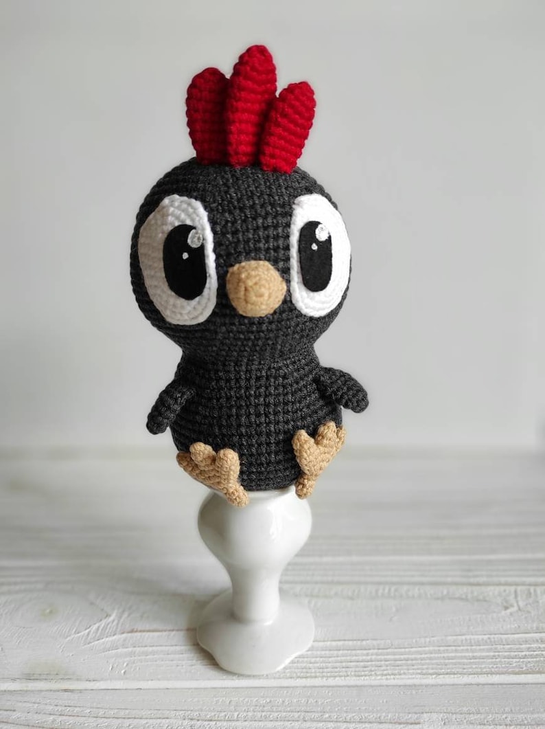 Crochet Chicken Pattern, Crochet Funny Bird, Chicken PDF Crochet ...