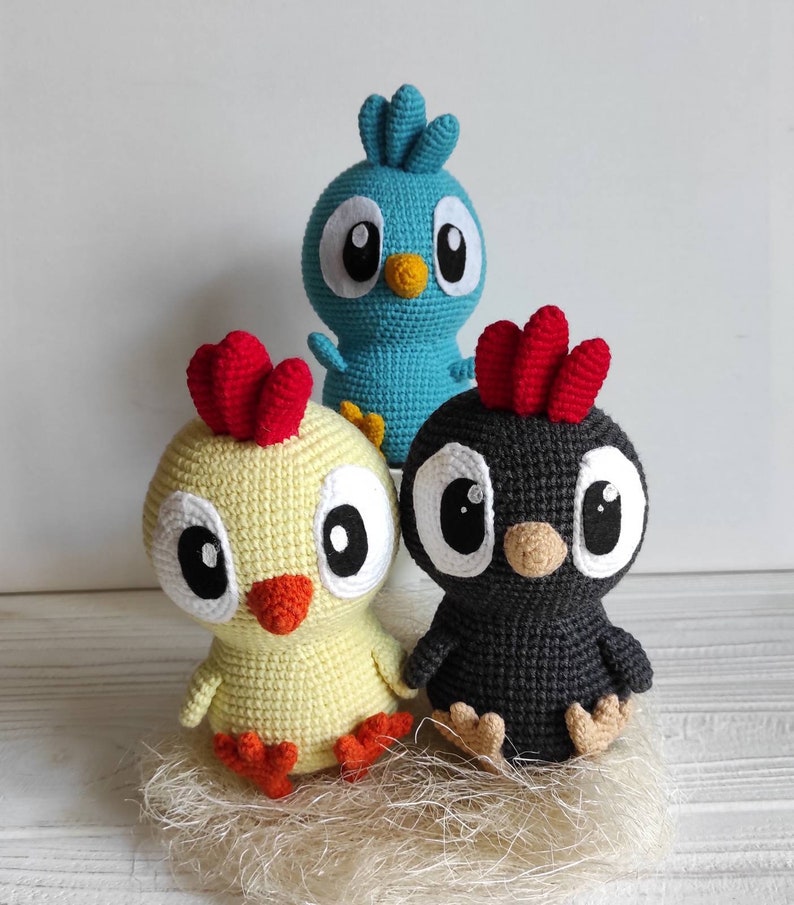 Crochet Chicken Pattern Crochet Little Bird Chicken PDF - Etsy