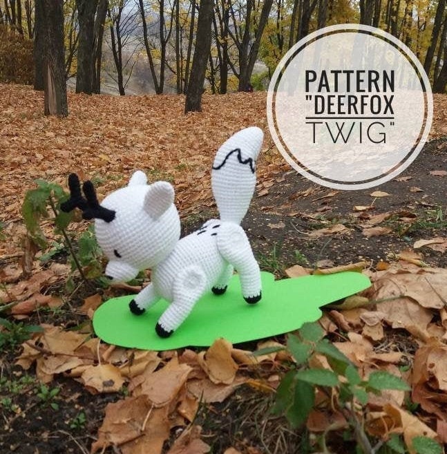 Pattern PDF Deerfox Twig - Inspired Hilda, Twig Doll, Stuffed Animals ...