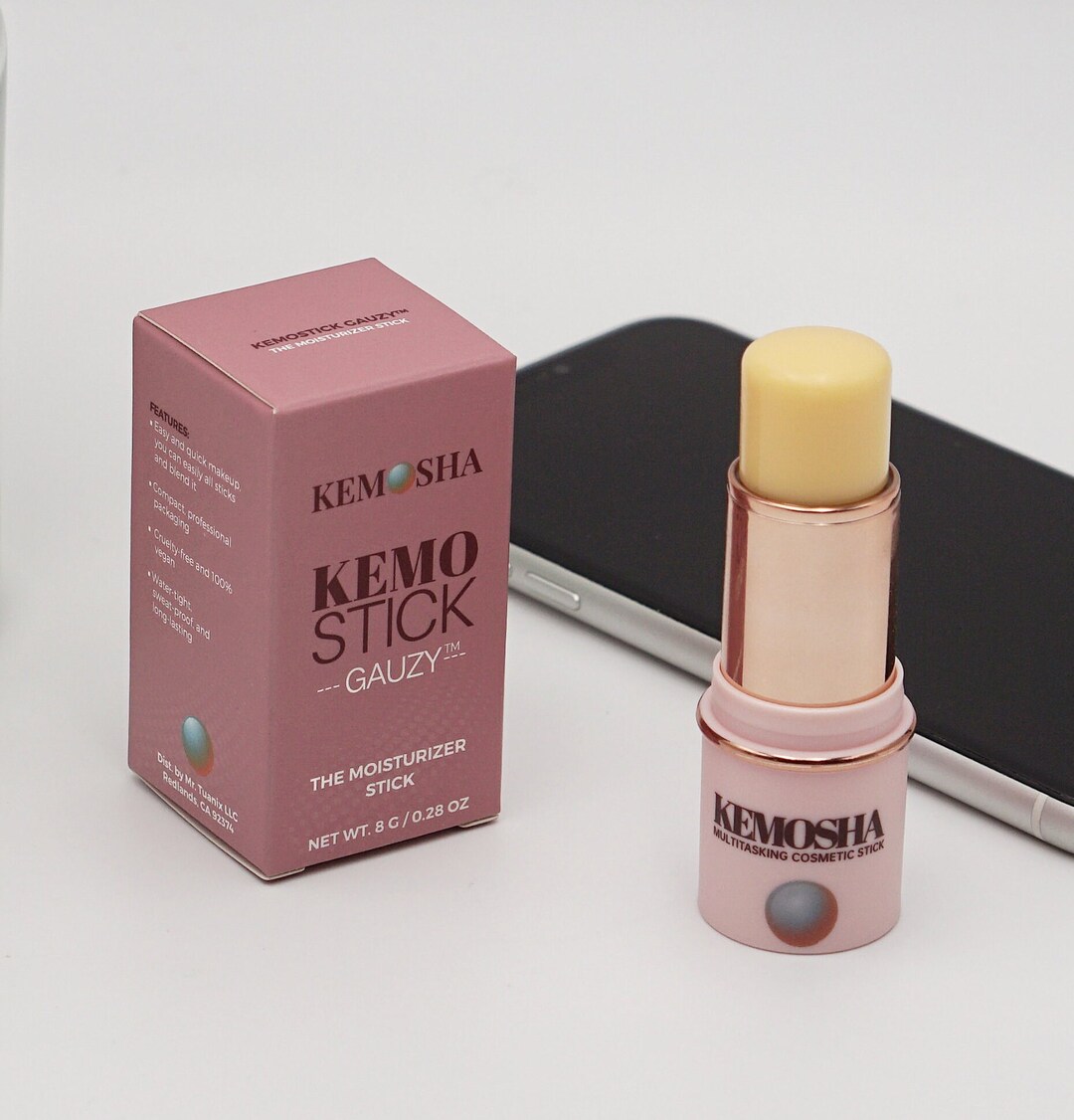 KEMOSTICK Gauzy Vegan Moisturizer Stick: Hydrating Balm for Face, Lips ...