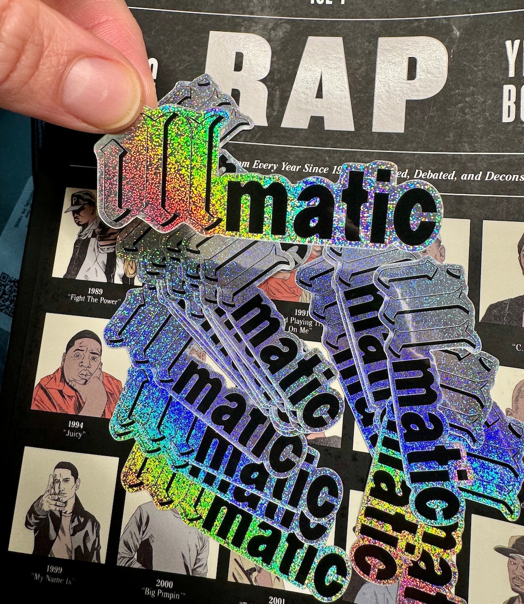 Illmatic Nas Sticker Metallic Dust - Etsy