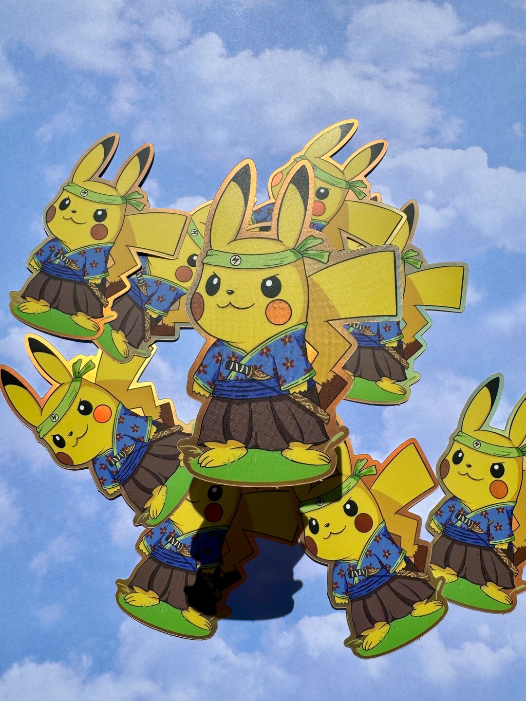 Pikachu Samurai Pokémon Sticker - Etsy