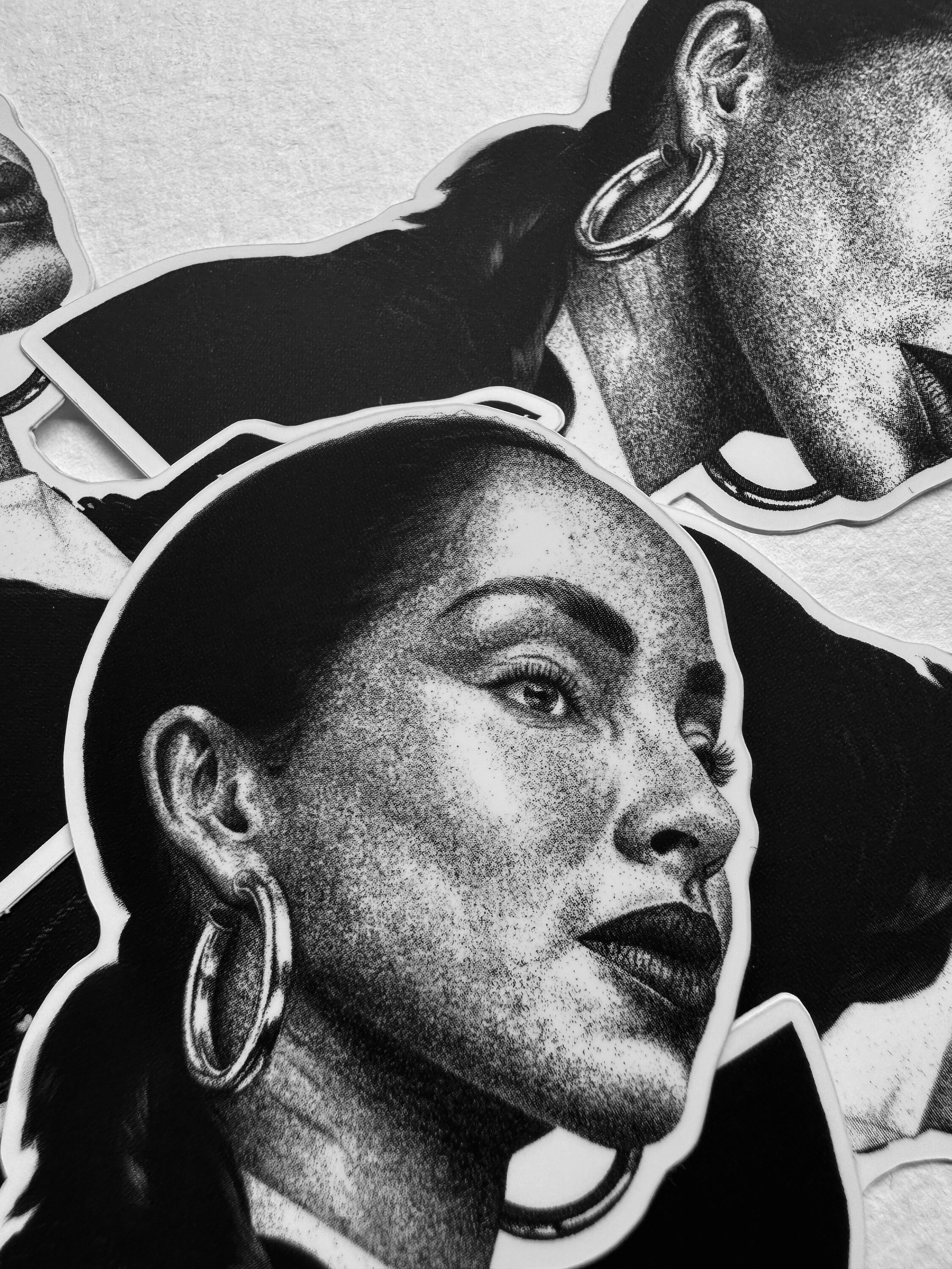 Sade Adu Sticker Drawing Vinyl Matte Smooth Operator Kiss of Life Love ...