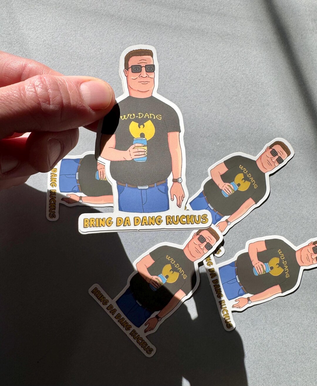Hank Hill King of the Hill Rap Sticker - Etsy