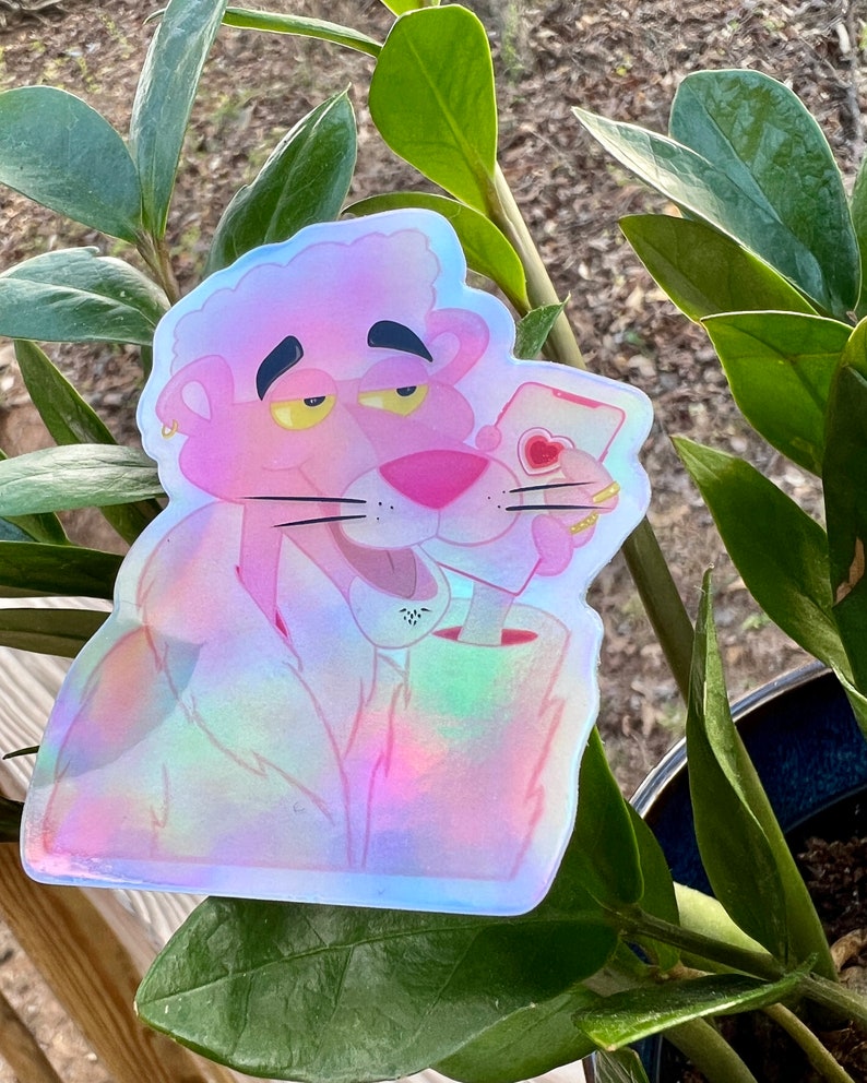Pink Panther as Rapper Cam'ron Dipset Holographic Sticker - Etsy