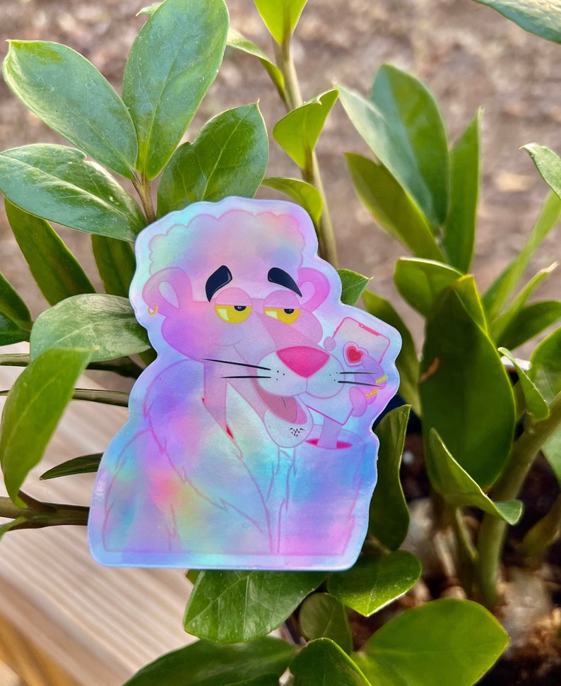 Pink Panther as Rapper Cam'ron Dipset Holographic Sticker - Etsy
