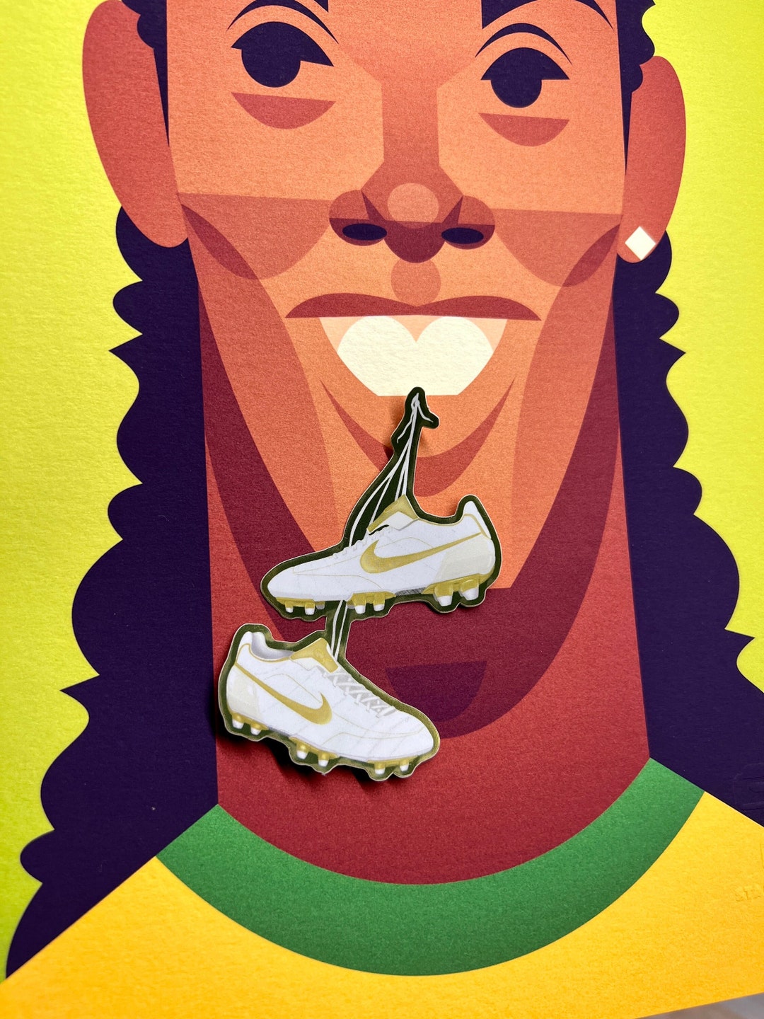Dinho Futbol Soccer Cleats Sticker - Etsy