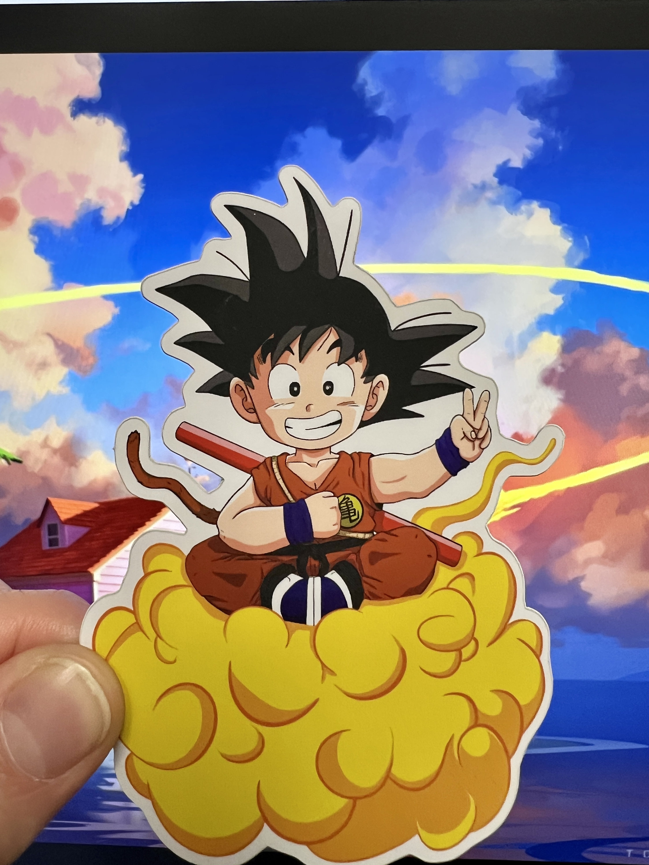 Dragon Ball Z Kid Goku On Nimbus