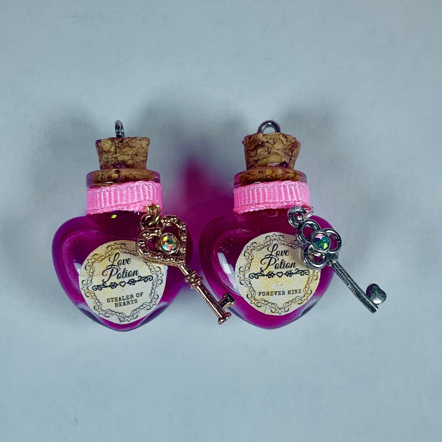 Mini Love Potion Charm With Semi Customizable Label - Etsy
