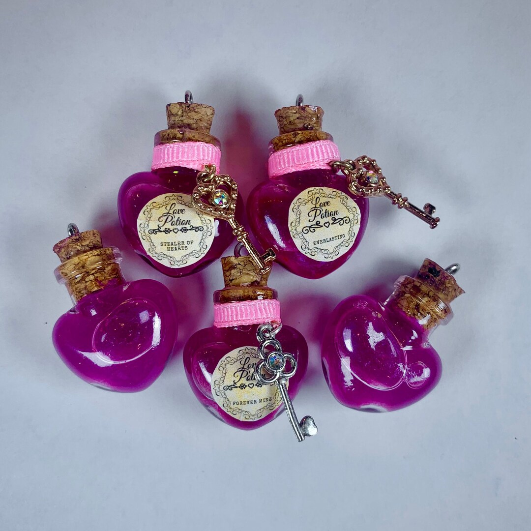 Mini Love Potion Charm With Semi Customizable Label - Etsy