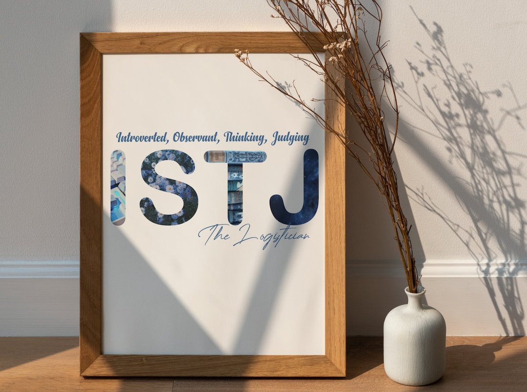 Aesthetic ISTJ Wall Art Print, MBTI Personality Types, ISTJ the ...