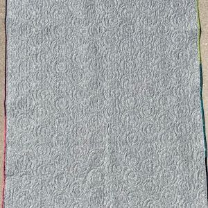 Modern Handmade Maze Lap Quilt in Shades of Black White Pink Purple ...