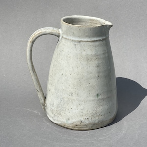 Handmade Ceramic Pitcher, Rustic Pottery Jug With Handle, Farmhouse ...