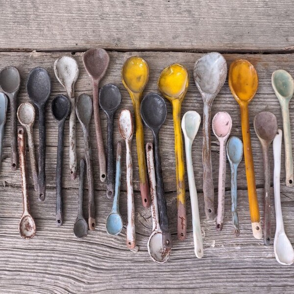 Ceramic Measuring Spoons - Etsy