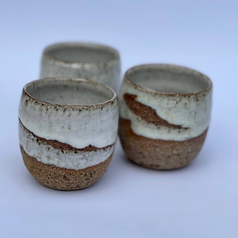Japanese Ceramic Coffee Cup Set - Etsy