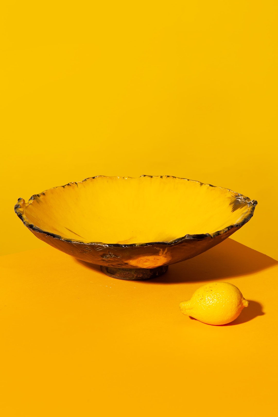 Large Pottery Plate, Ceramic Gifts, Big Plate, Handmade Serving Plate ...