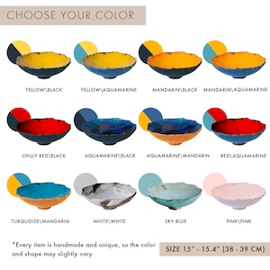 Serving Platter Orange Large Plate Modern Farmhouse Ceramic Plate ...