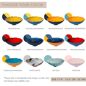 Red Ceramic Platter, Large Pottery Platter, Handmade Serving Platter ...