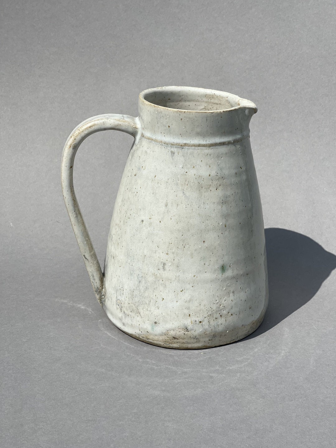 Craft Pitcher With Handle, Ceramic Serving Pitcher, Handmade Pottery ...