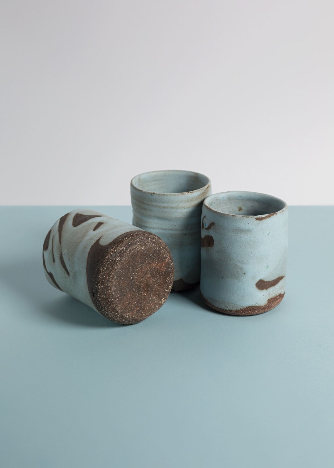 Pottery Set of Drinkware, Handmade Pottery Espresso Cups Set, Coffee ...