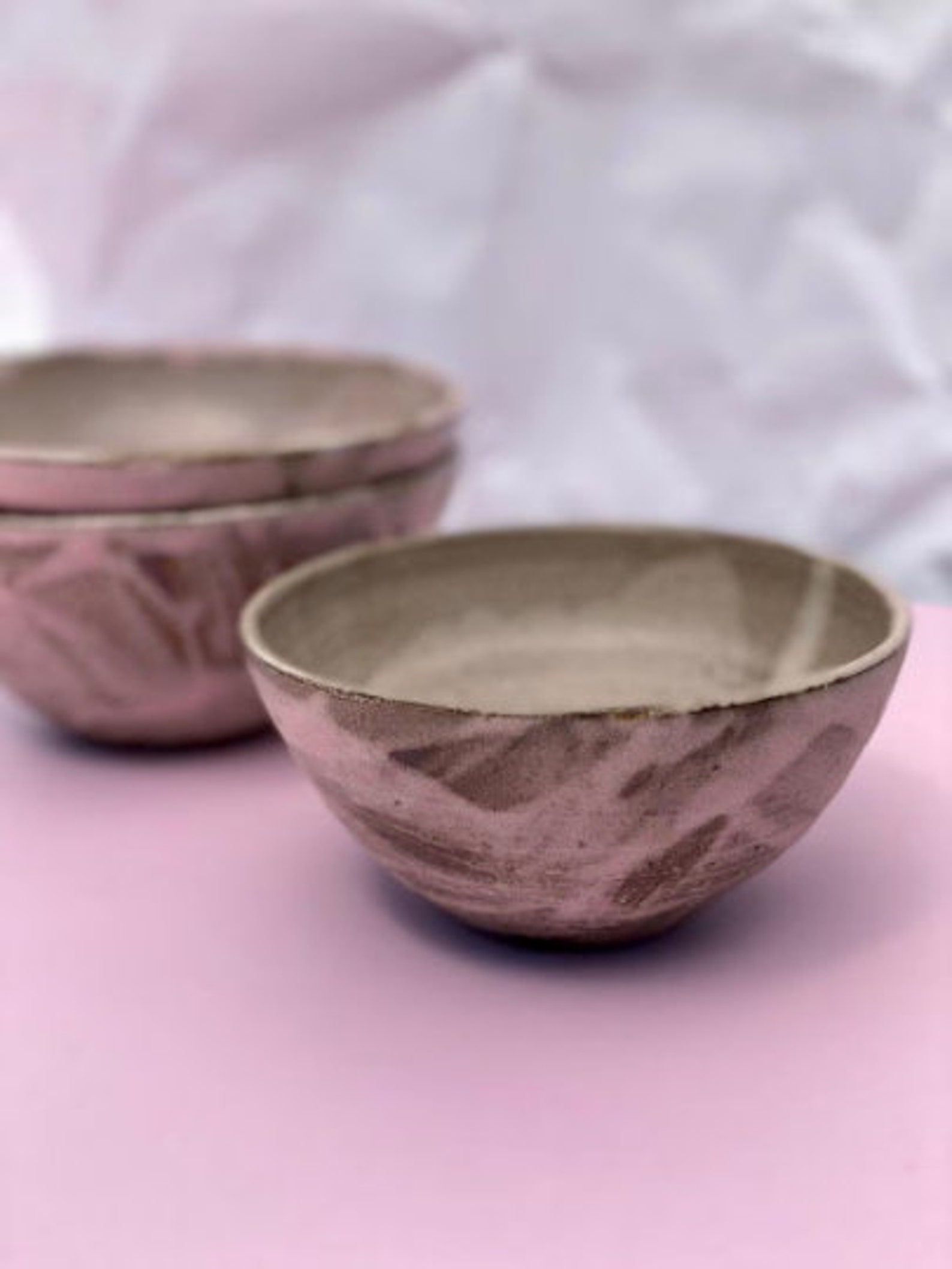 Handmade Ceramic Bowl Set, Blue Brown Speckled Glaze, Rustic Pottery ...