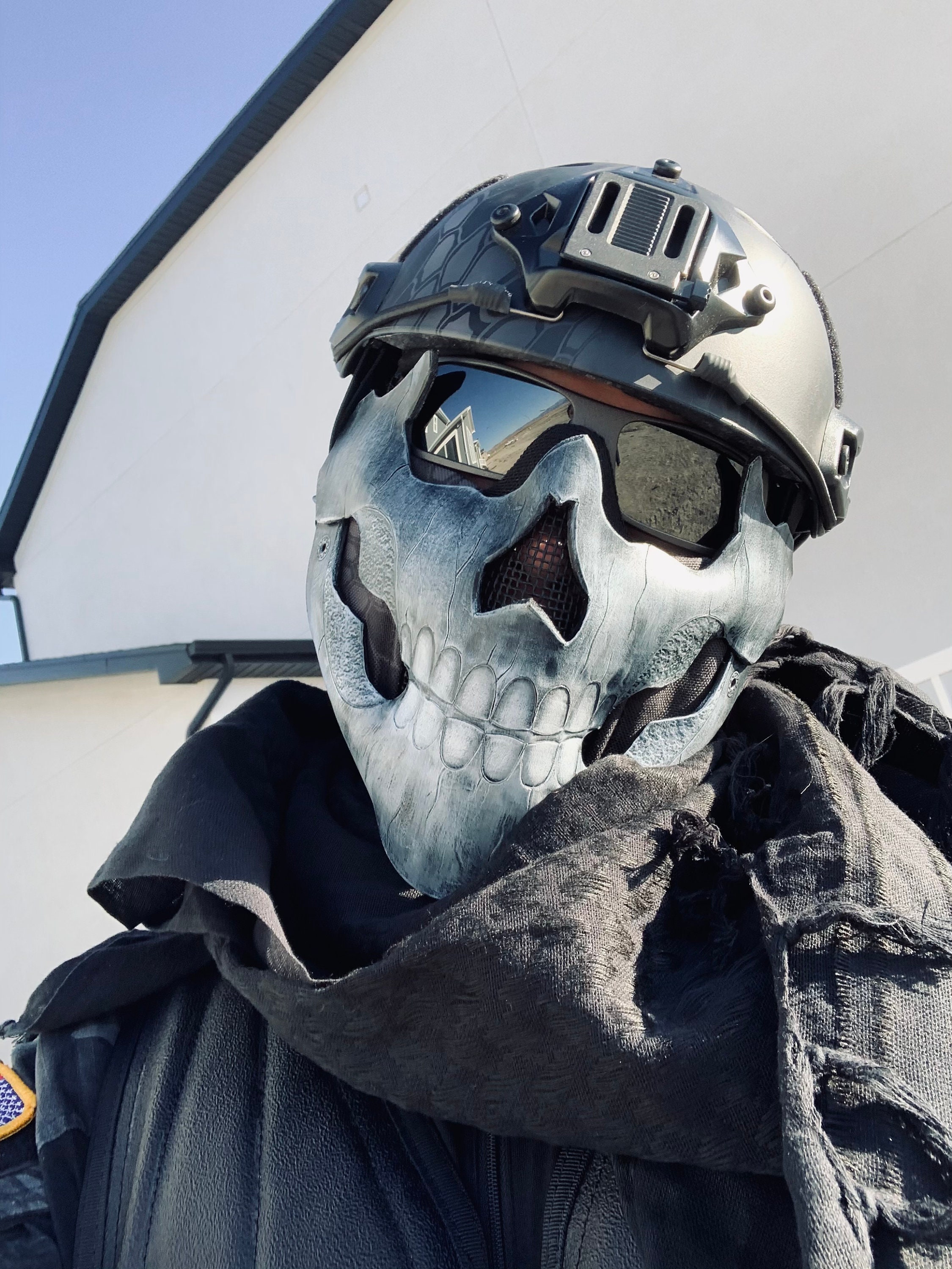 Custom Leather Skull Mask - Etsy