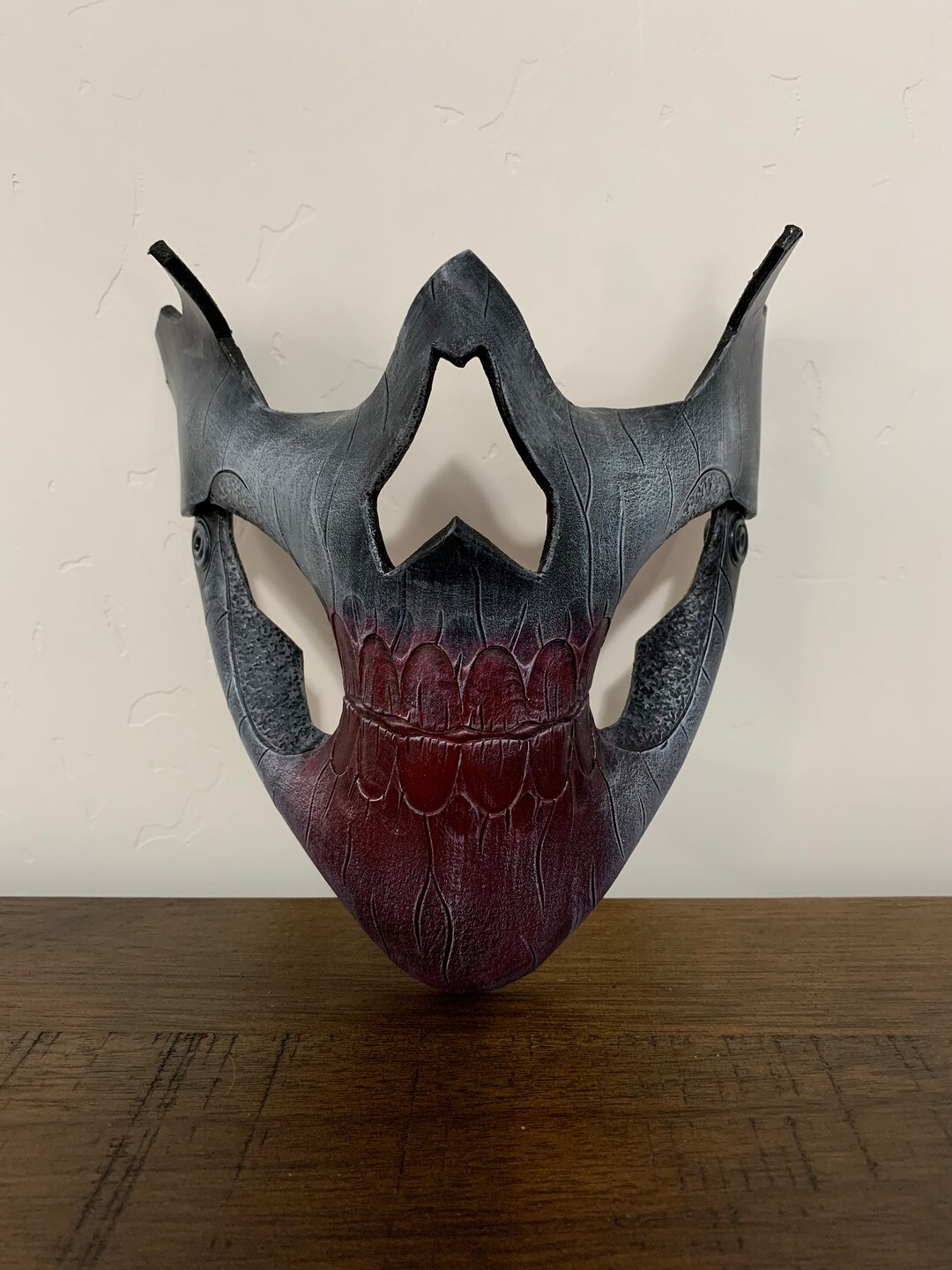 Leather Skull Mask Hungry - Etsy