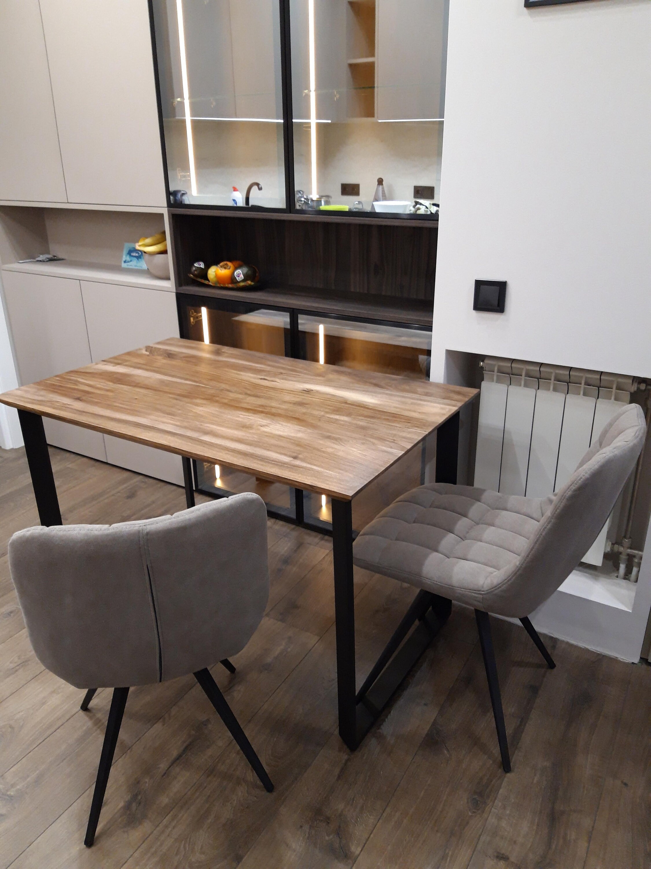 Steel Table Legs inverted Rectangle, Industrial Legs, Modern Steel ...