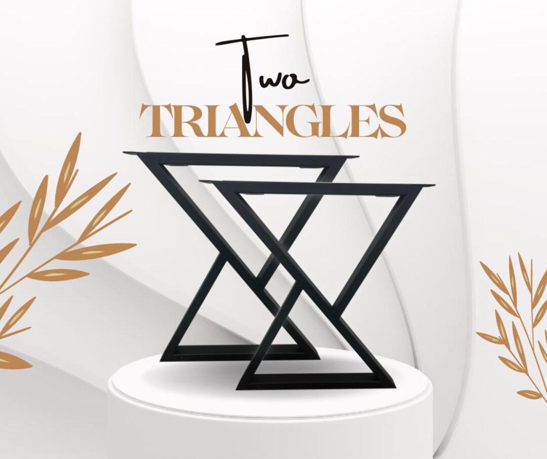 Steel Table Legs "two Triangles", Table Base, Top Quality Table Base ...