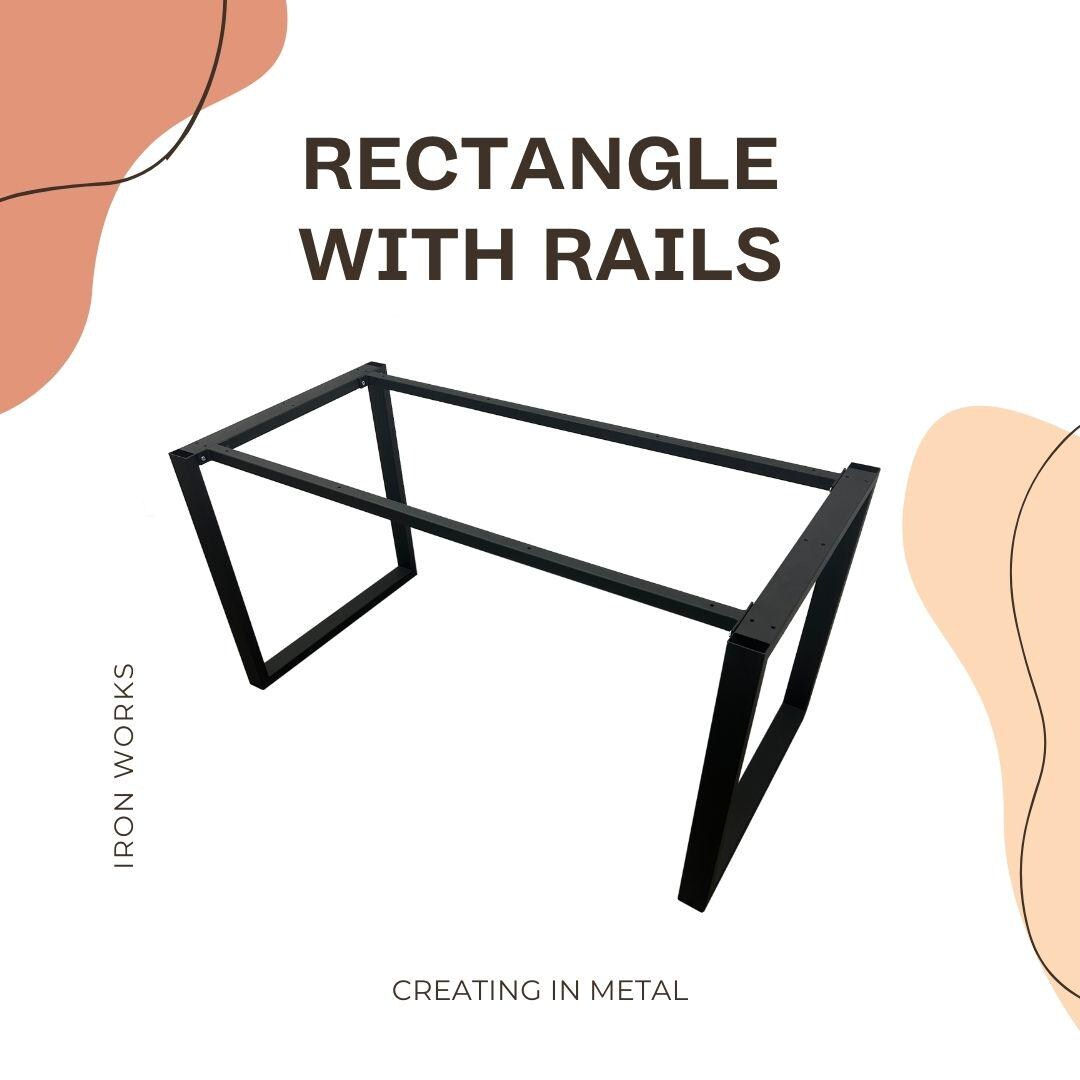 Table Legs rectangle With Rails, Table Base, Top Quality Table Base ...