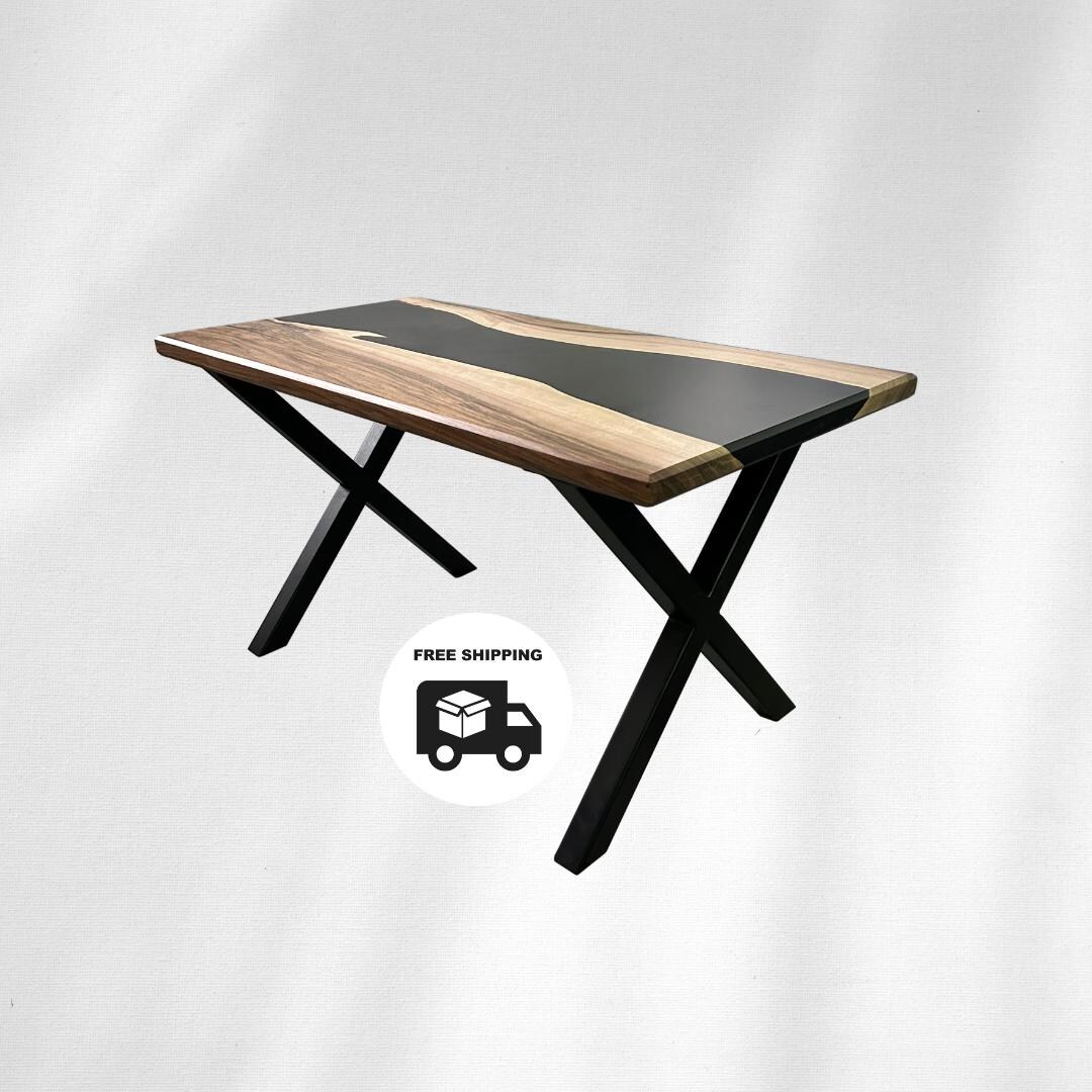 Durable Metal Table Legs Industrial X Sturdy Steel Bases for Dining ...