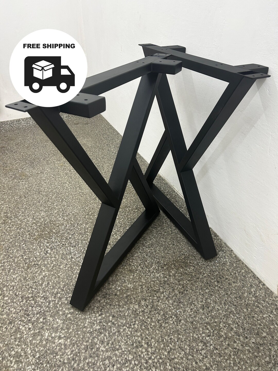 Steel Table Legs two Triangles, Table Base, Top Quality Table Base ...