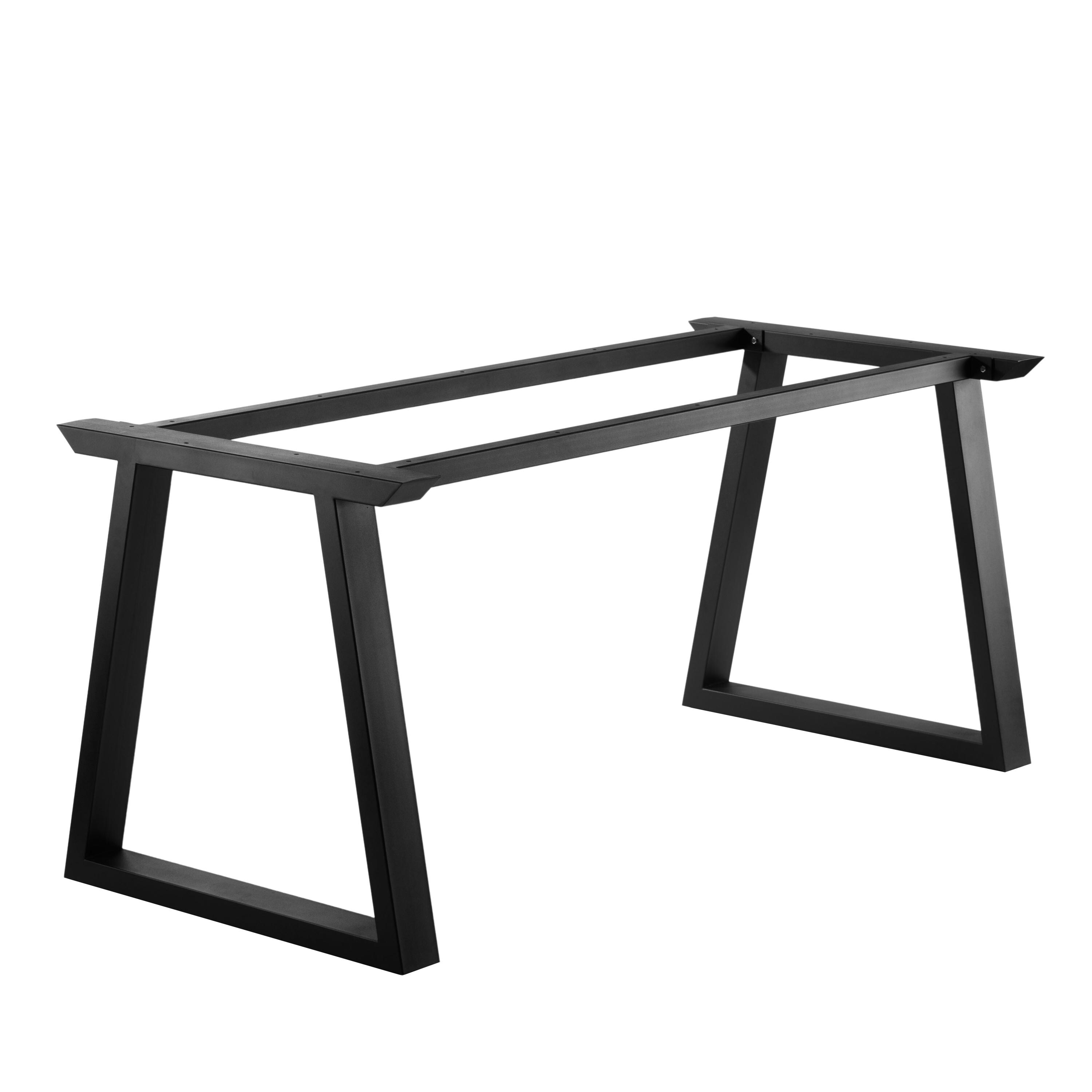 Metal Dining Table Legs (set of 2): Trapezoid Steel Table Frame - Etsy
