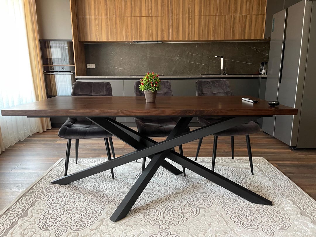 Spider Table Legs: Modern Steel Dining Table Base - Etsy