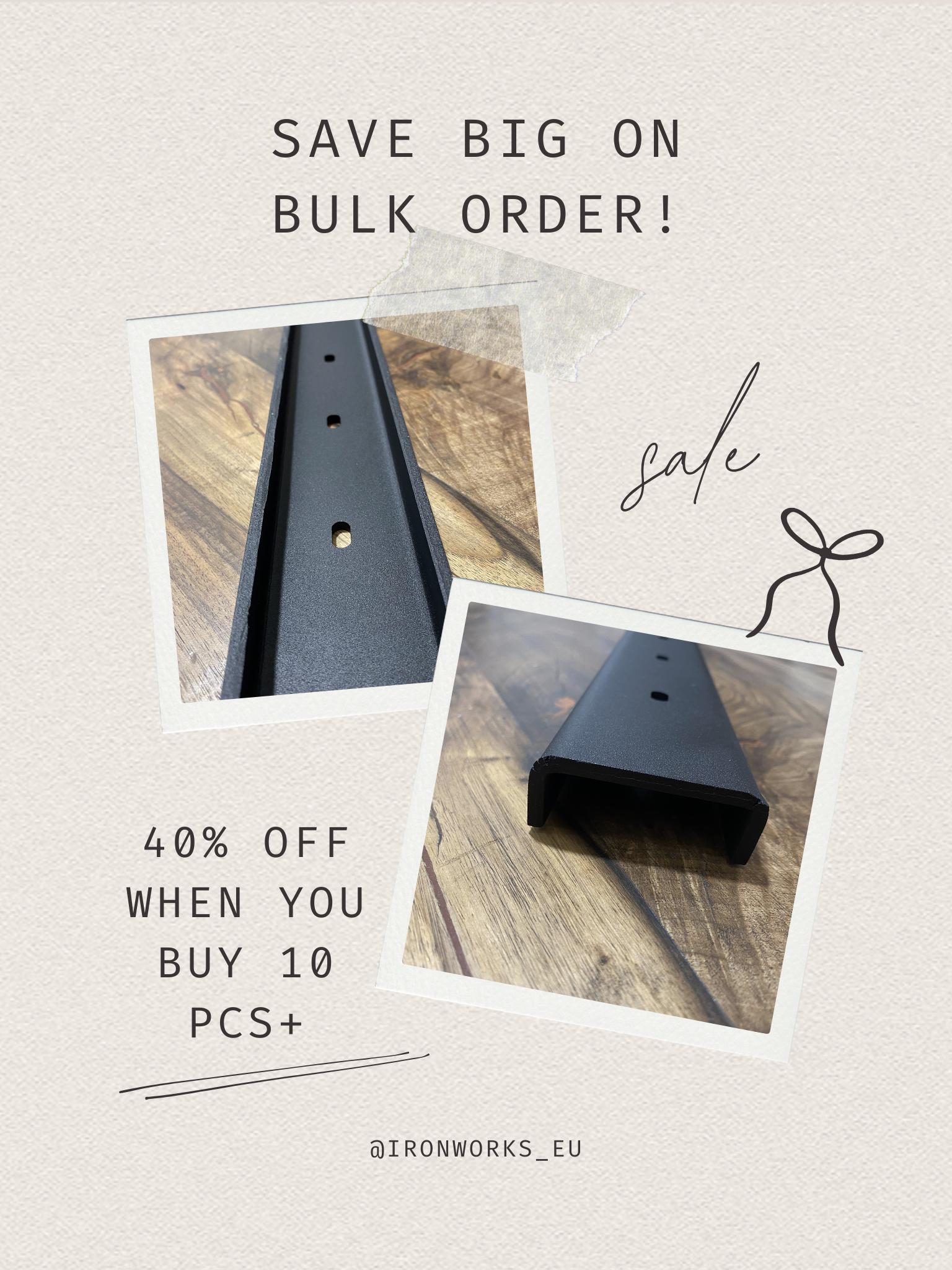 Heavy-duty Steel C-channel: Tabletop Reinforcement Bracket, 80cm - Etsy