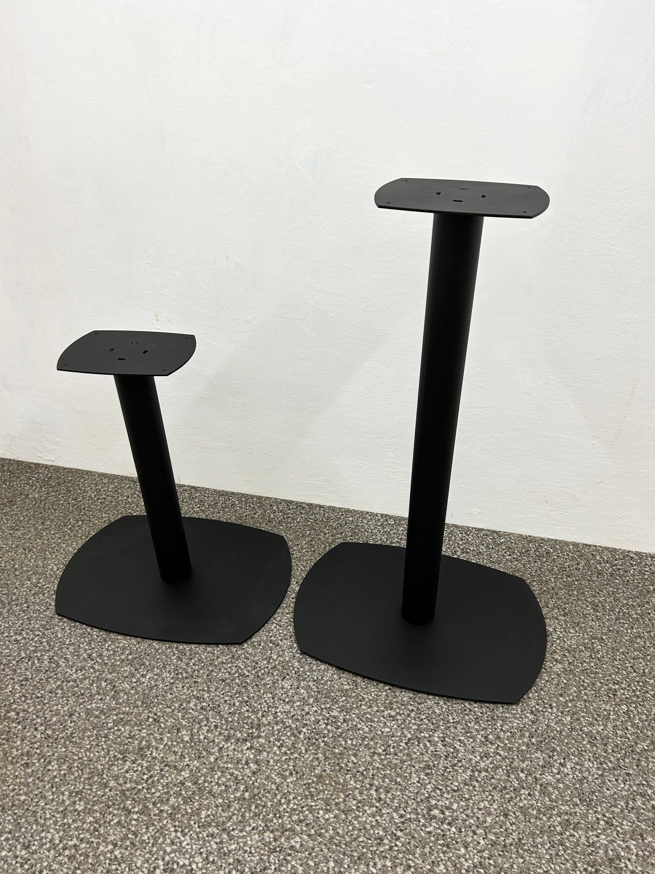Steel Table Legs "oval Plate" Modern Industrial Table Base Stylish ...