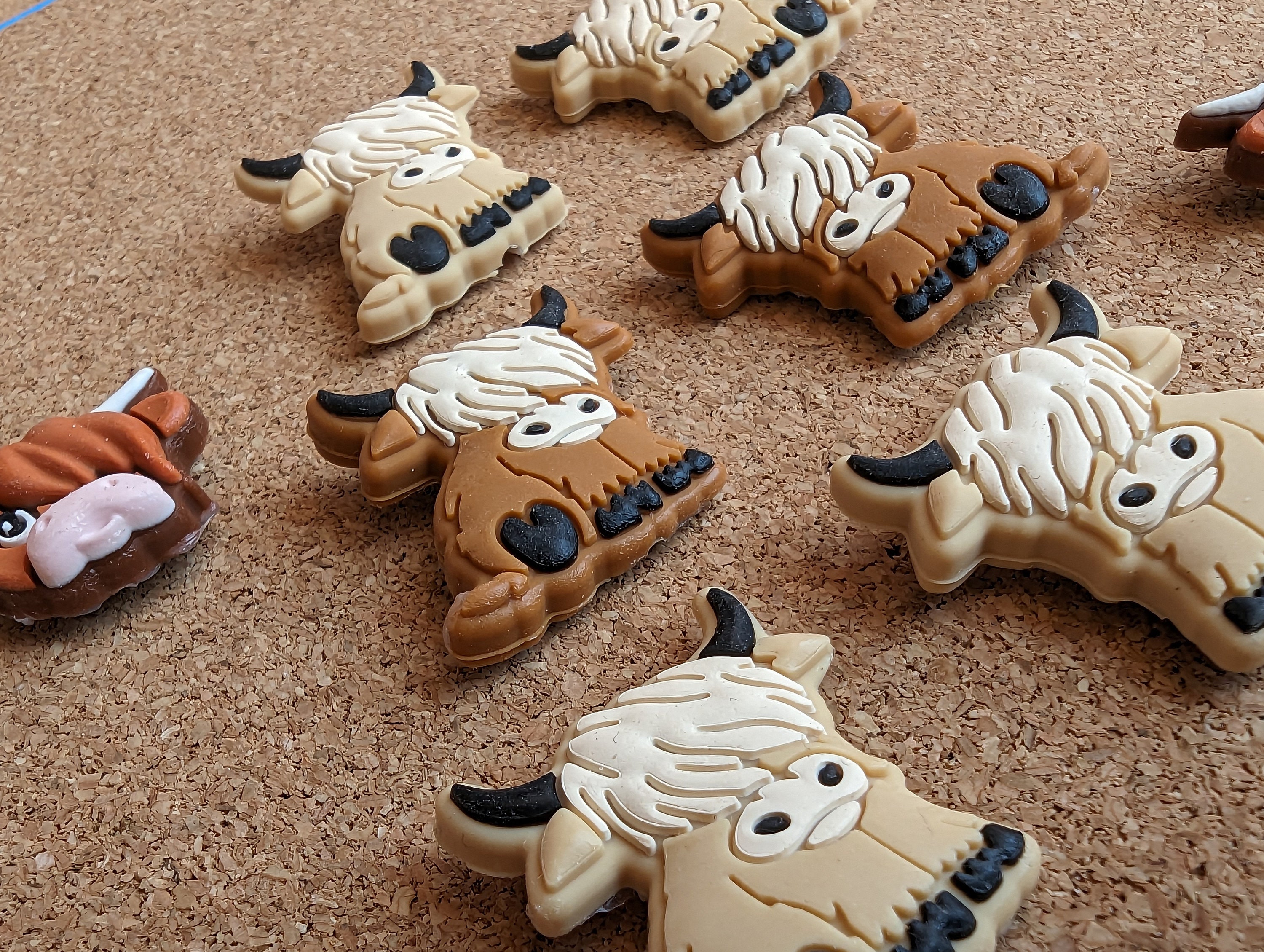 Highland Cow Push Pins Rustic Decor Western Office Farm - Etsy