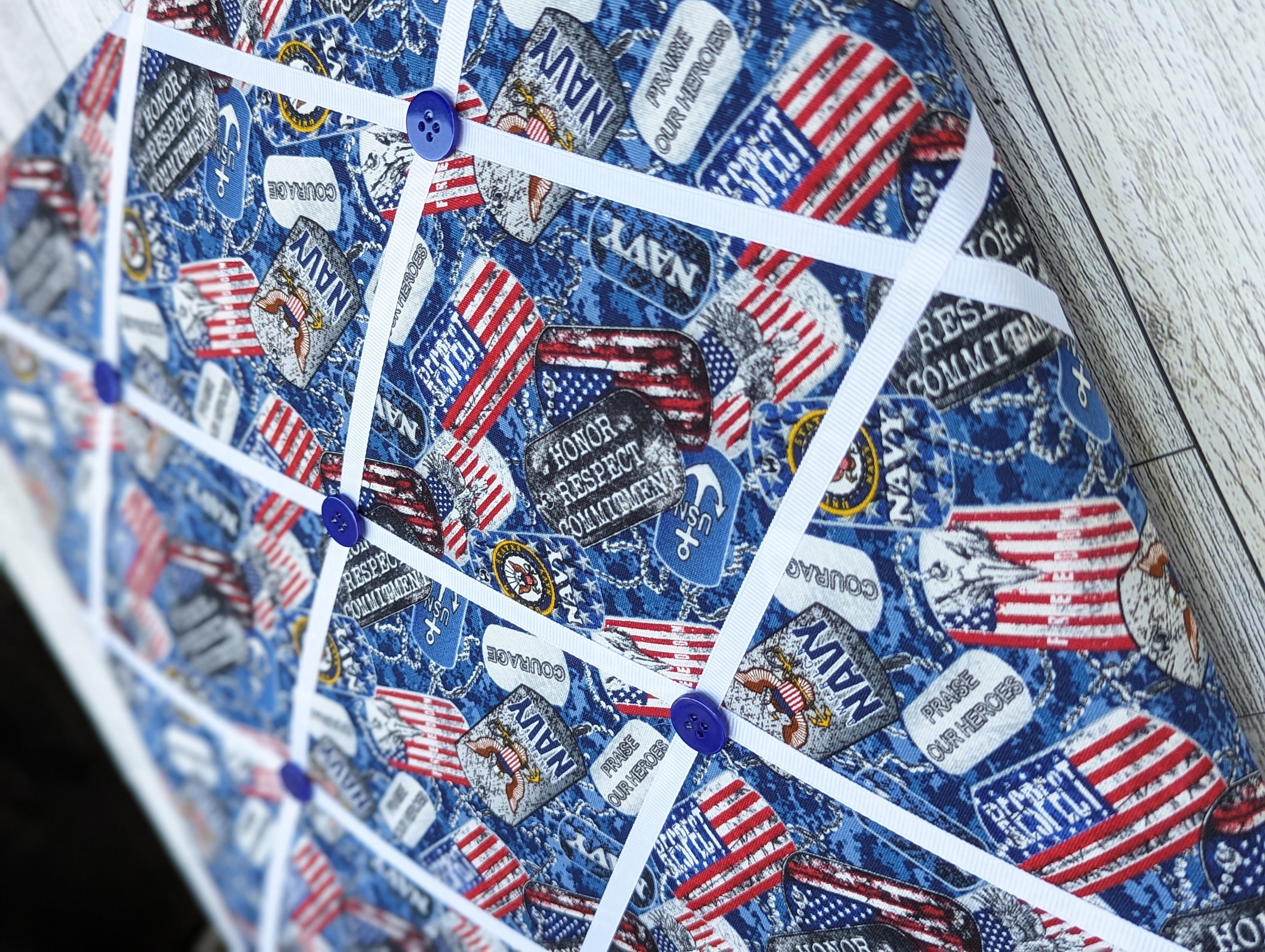 Military Photo Board, Unique Patriotic Gift, Military Decor, Patriotic ...