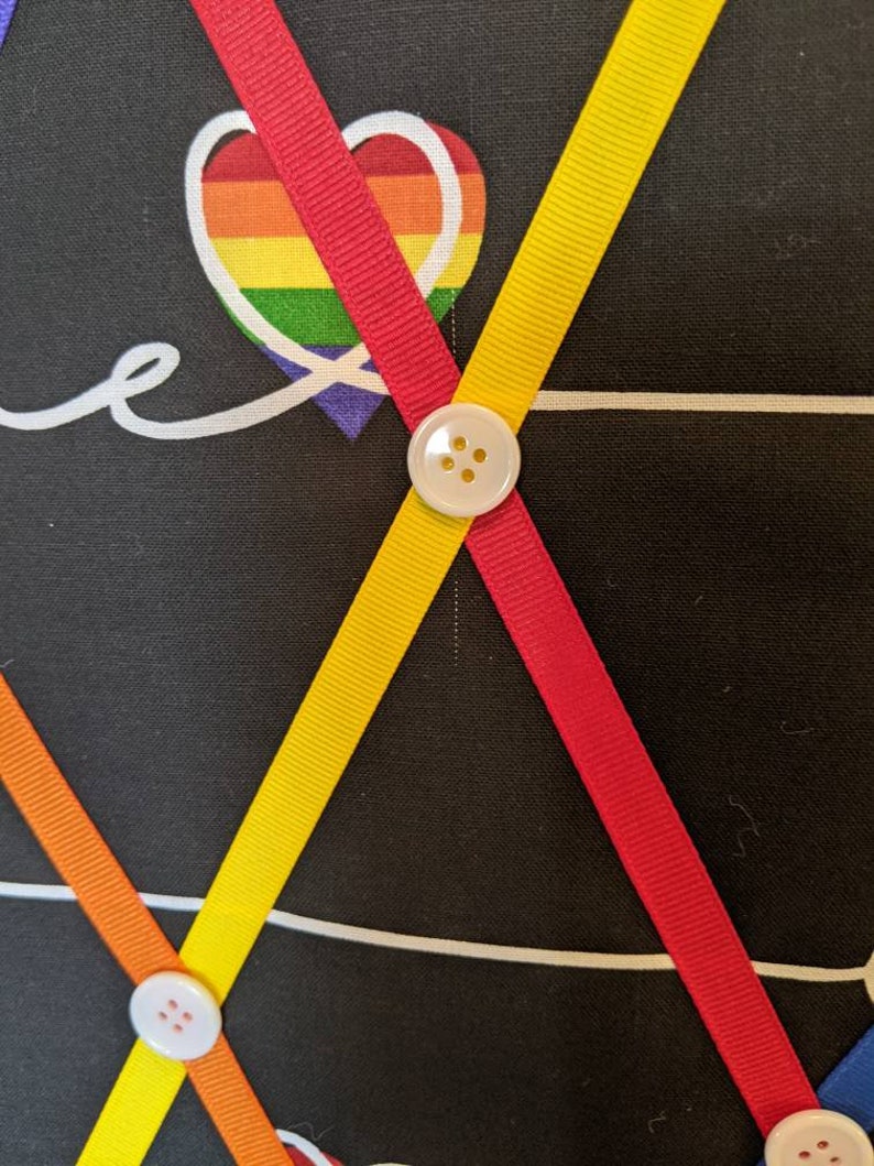 LGBTQ Equality Bulletin Board, Lgbtq Gift, Collage Board, Rainbow Love ...