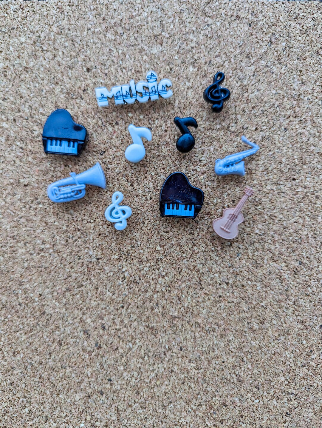Musical Pushpin Set, Jazz It Up, Decorative Tacks, Jazzy Office ...