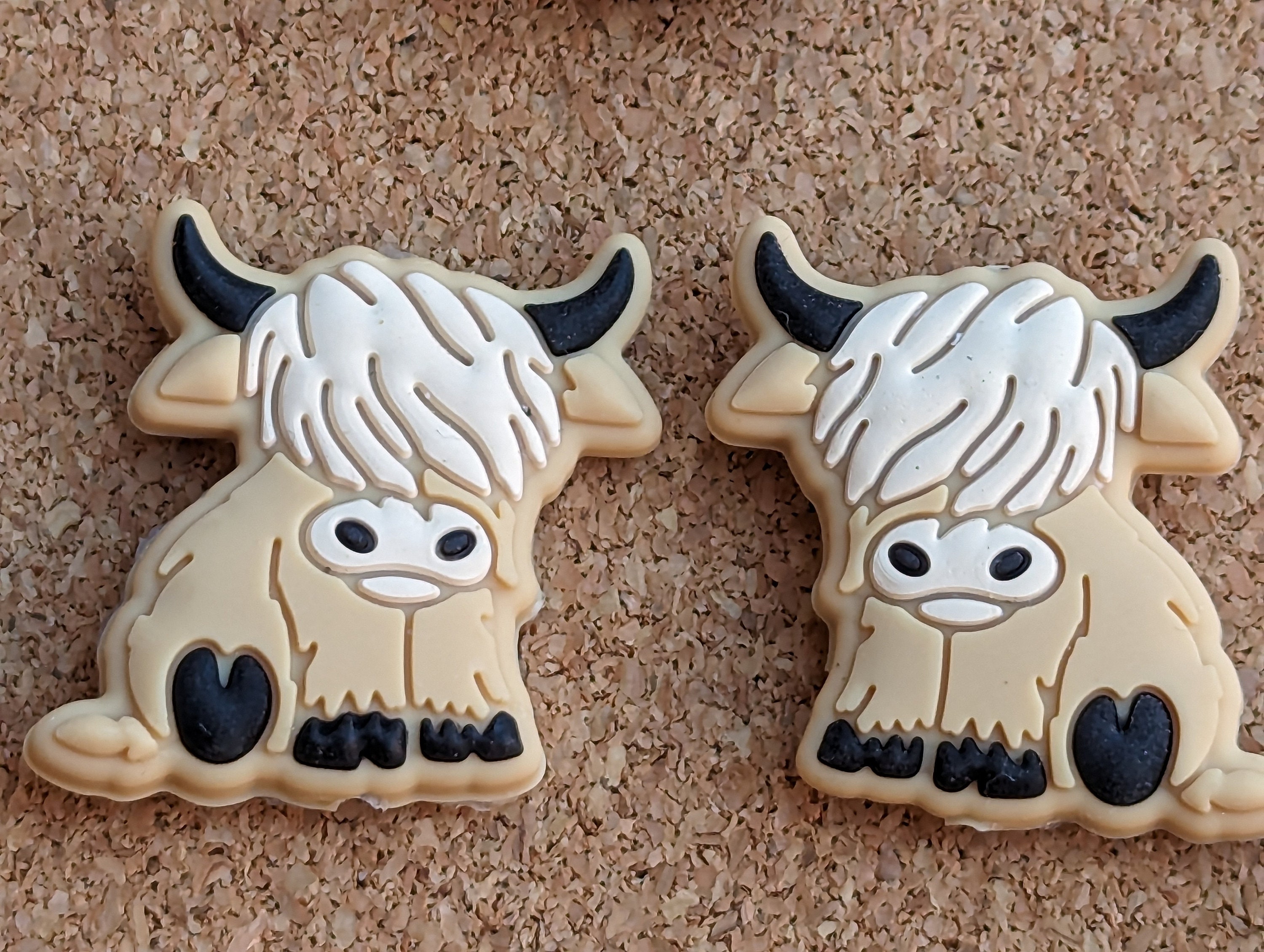 Highland Cow Push Pins Rustic Decor Western Office Farm - Etsy