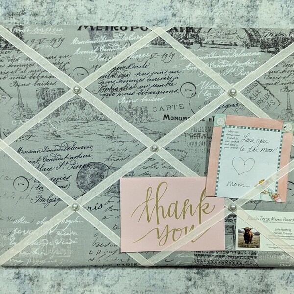 French Memo Board - Etsy