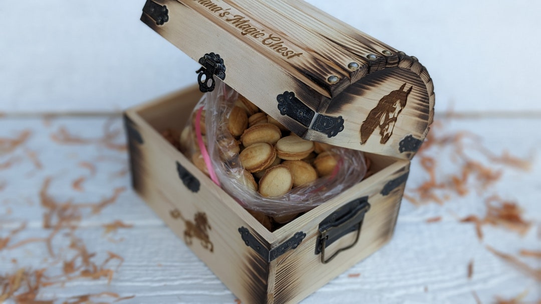 Personalized Wooden Treasure Chest: Custom Gift Box, Keepsake, Memory ...