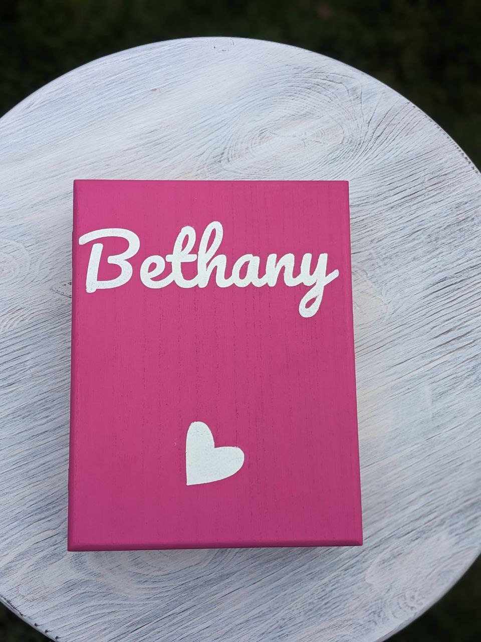 Princess Treasure Chest: Pink and White Keepsake Box for Girls - Etsy