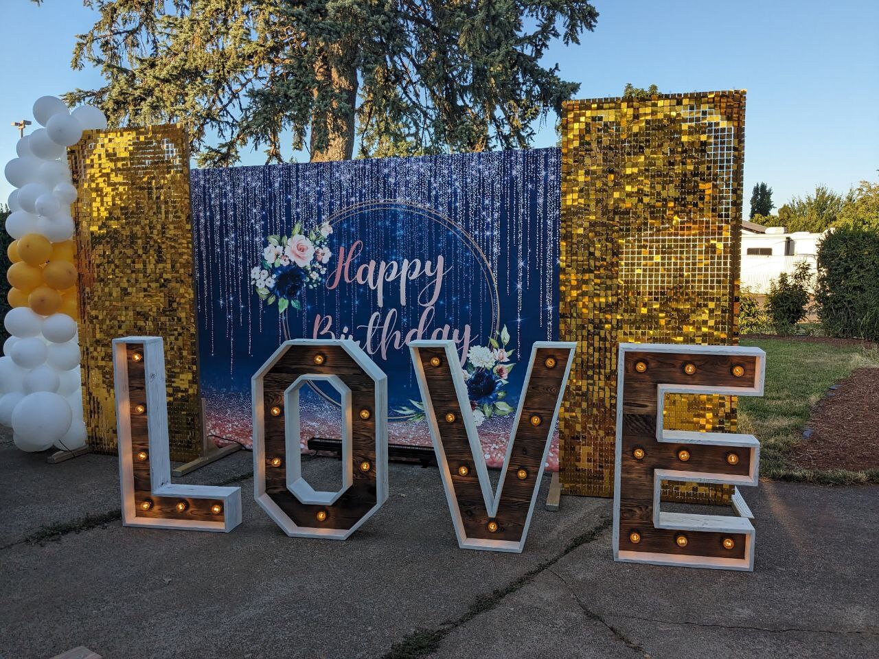 Large Wood 3D Marquee Letters and Numbers - Photo Backdrops and Event ...