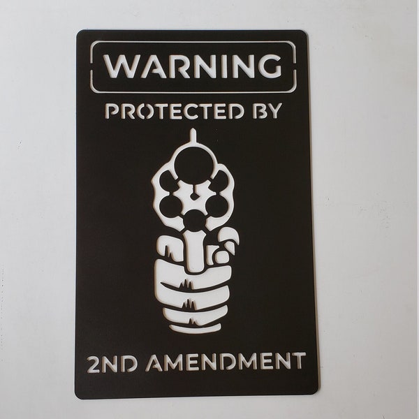 2nd Amendment Sign - Etsy