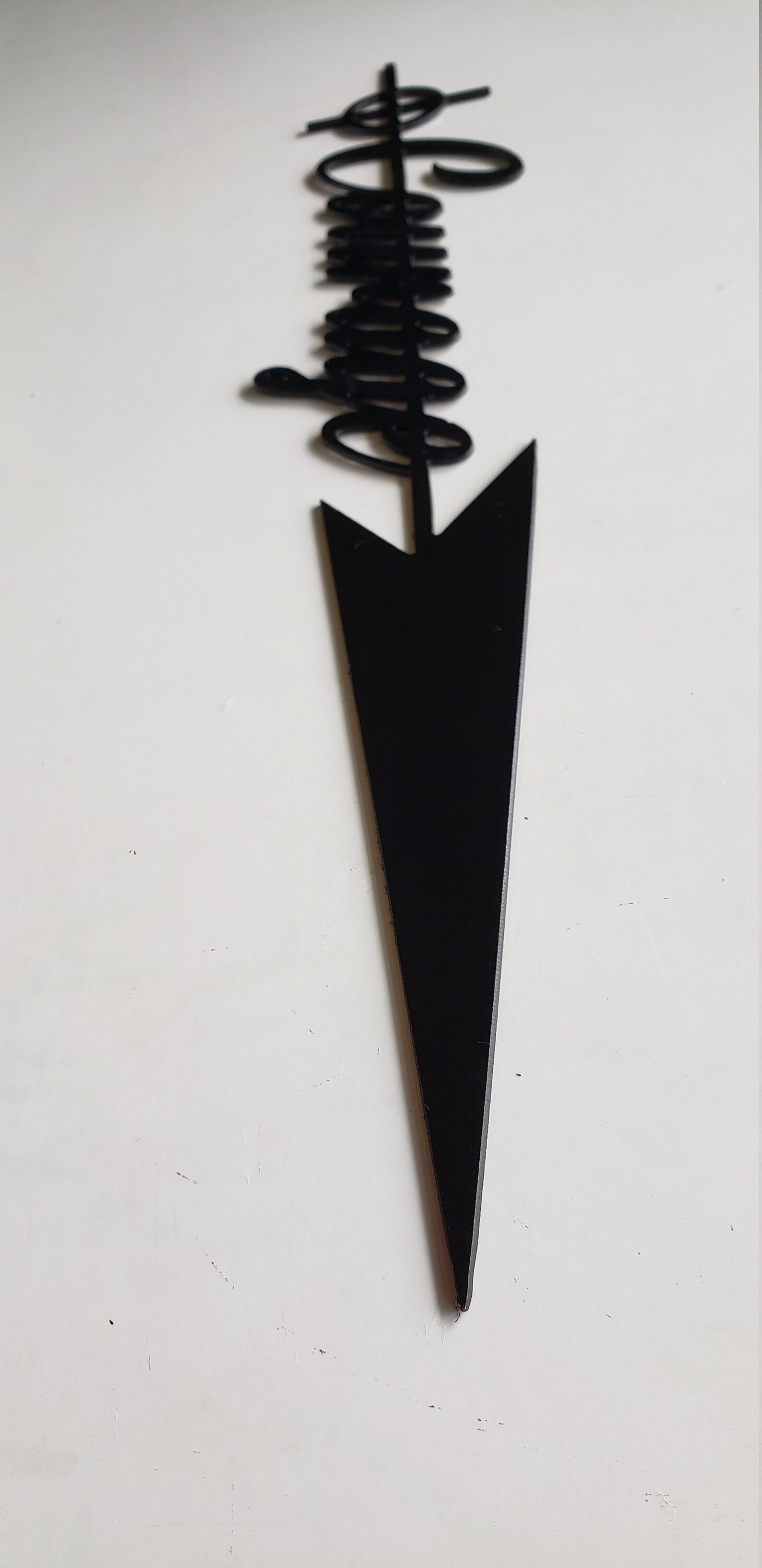 Courage Arrow Black Metal Art Courage Home Decor Family or | Etsy