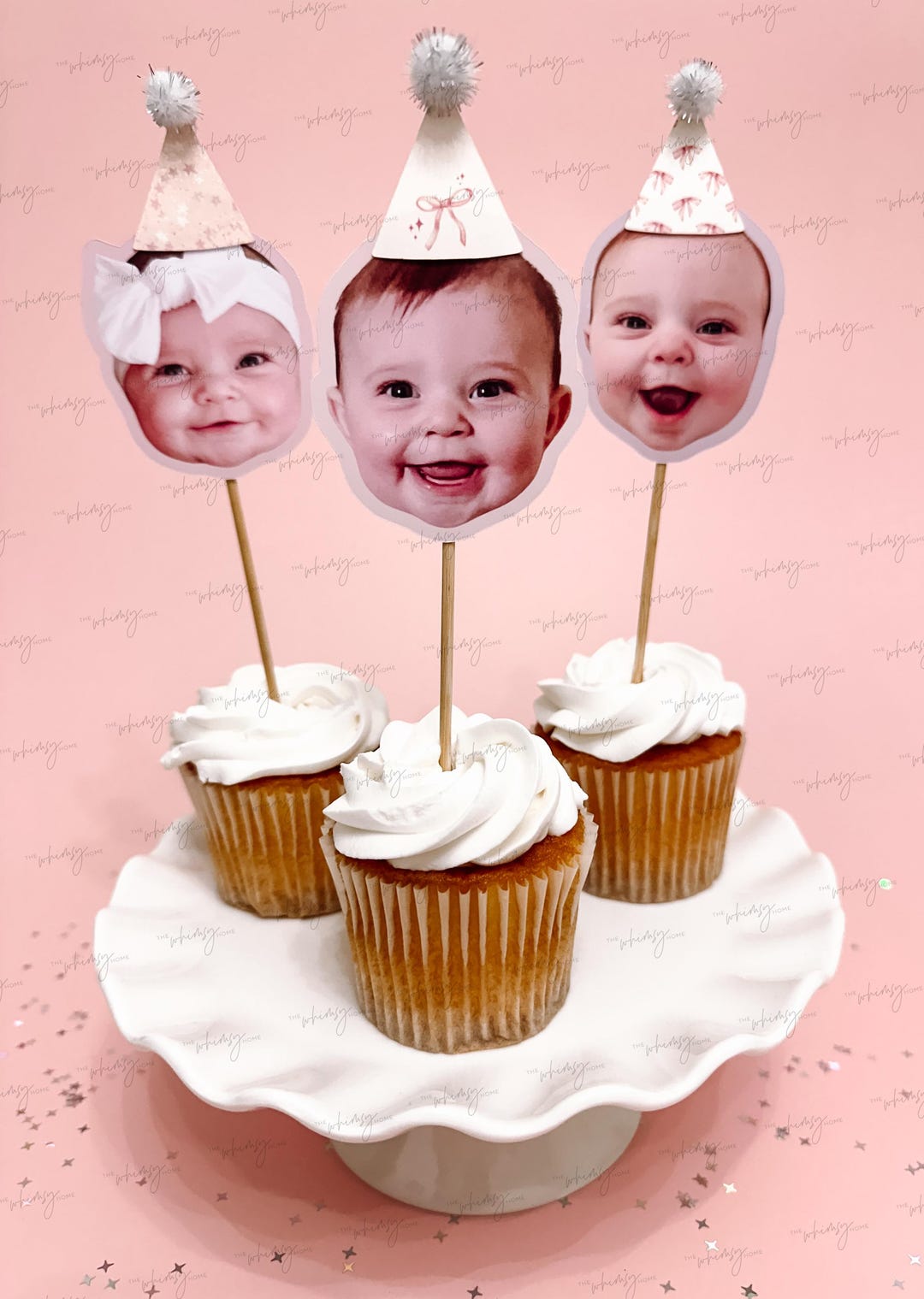 Custom Face Cupcake Toppers, Baby Faces, Party Accessories, Cupcakes ...
