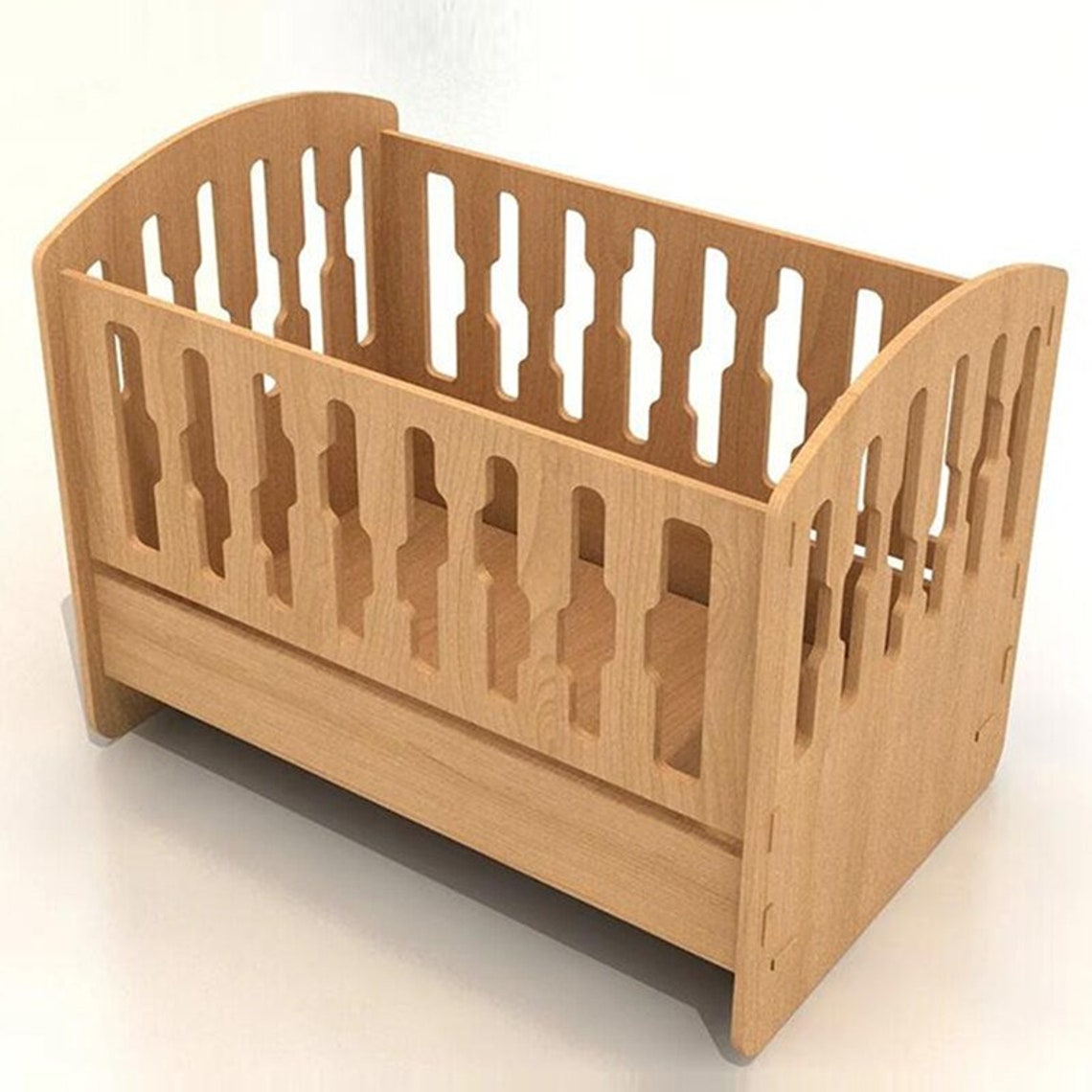 Baby Rocker Cot Model Dxf Pdf Svg Png for CNC Cutter New - Etsy India